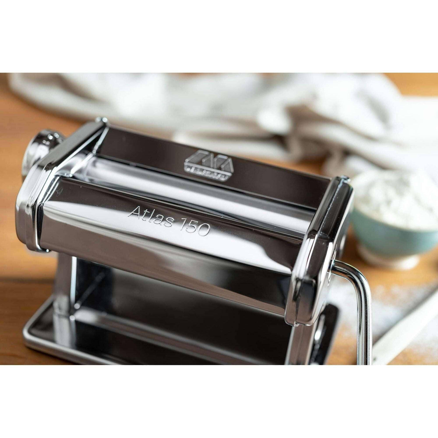 Marcato Atlas ROLLER 150 Classic Pasta Machine - chrome finish. – Pasta ...